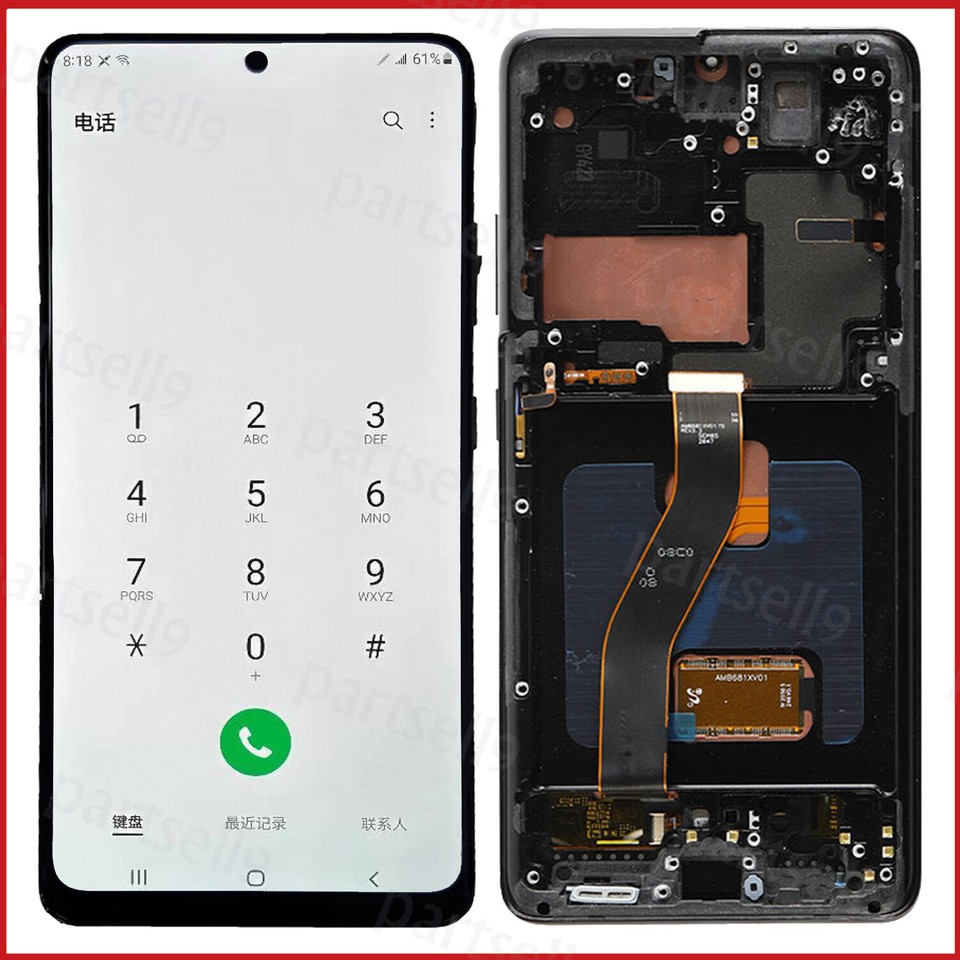 OEM For Samsung Galaxy S21 Ultra OLED G998 LCD Display Touch Screen ...