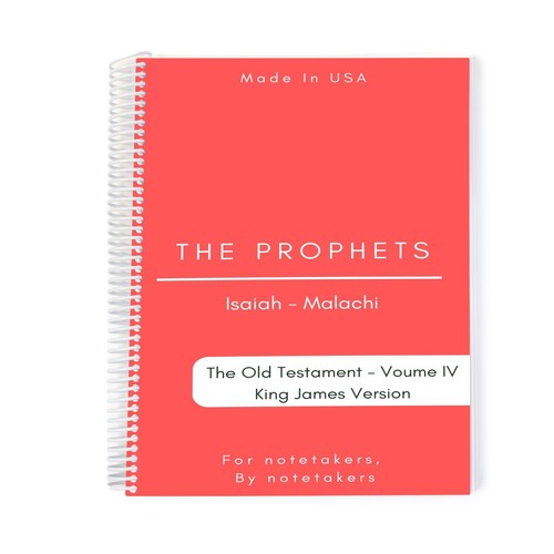 Spiral Bound Bible - The Prophets - Old Testament Volume IV | eBay