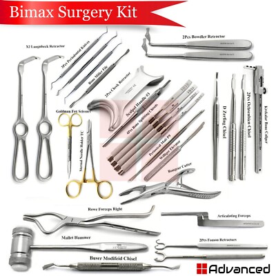 Bimax Surgery Kit Anterior Maxillary Osteotomy Lefort Face ...