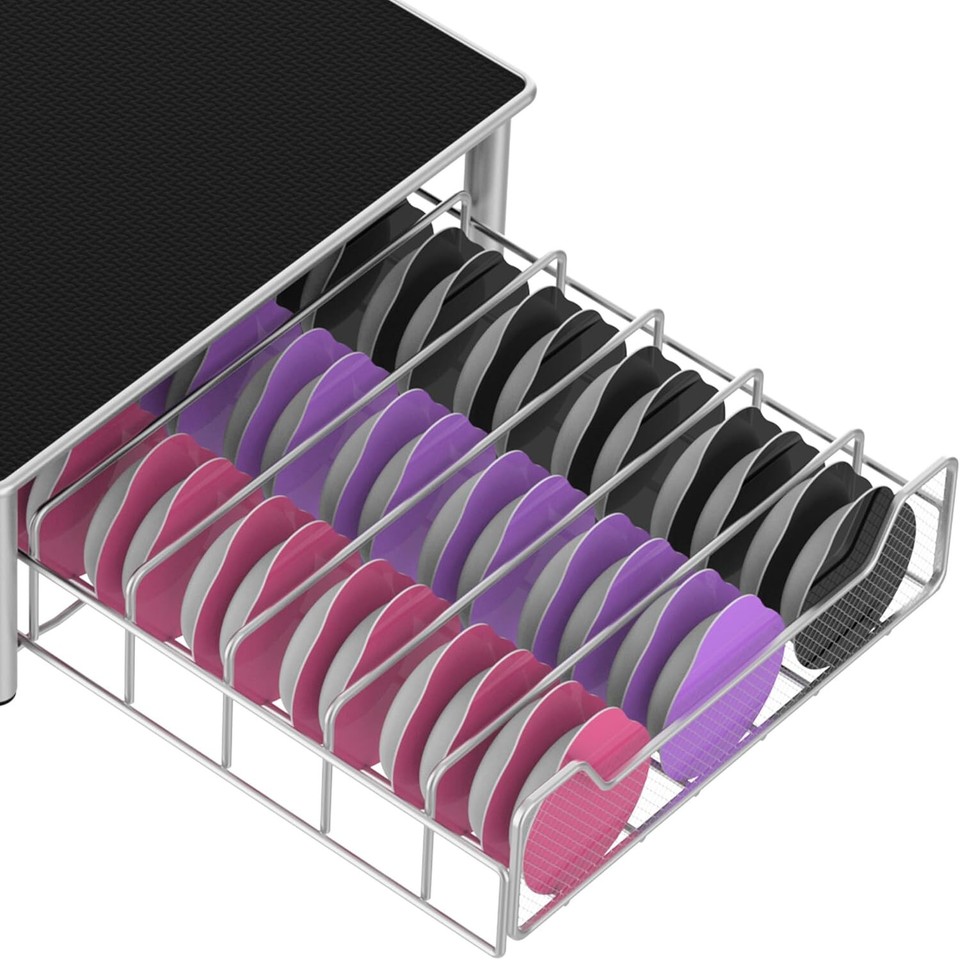 60 POD TASSIMO COFFEE CAPSULE RACK HOLDER DISPENSER STAND DRAWER ...