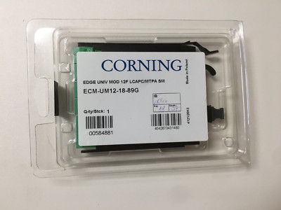 New CORNING ECM-UM12-18-89G EDGE UNIV MODULE 12F LCAPC/MTPA SM | eBay