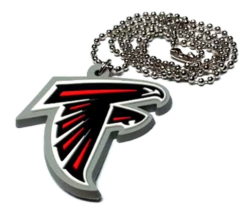 ATLANTA FALCONS PENDANT 21" CHAIN LOGO SOFT PLASTIC NEW LICENSED NFL ...