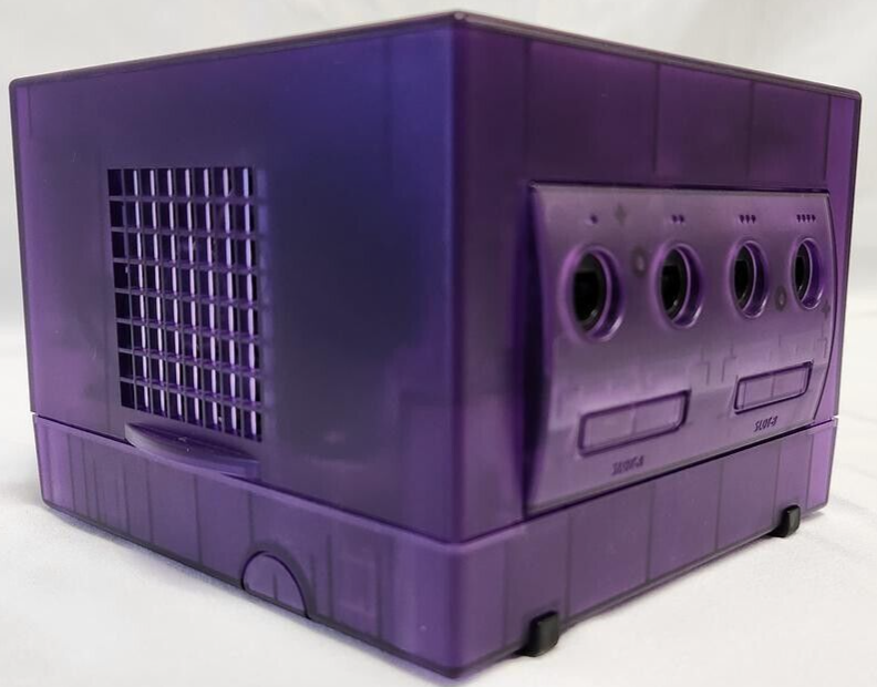 Nintendo GameCube Translucent PURPLE Violet Gaming Console DOL-001 ...