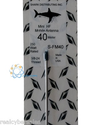 Shark FM-mini 40 Meter HF Single Band Mobile Ham Radio Stick Road ...