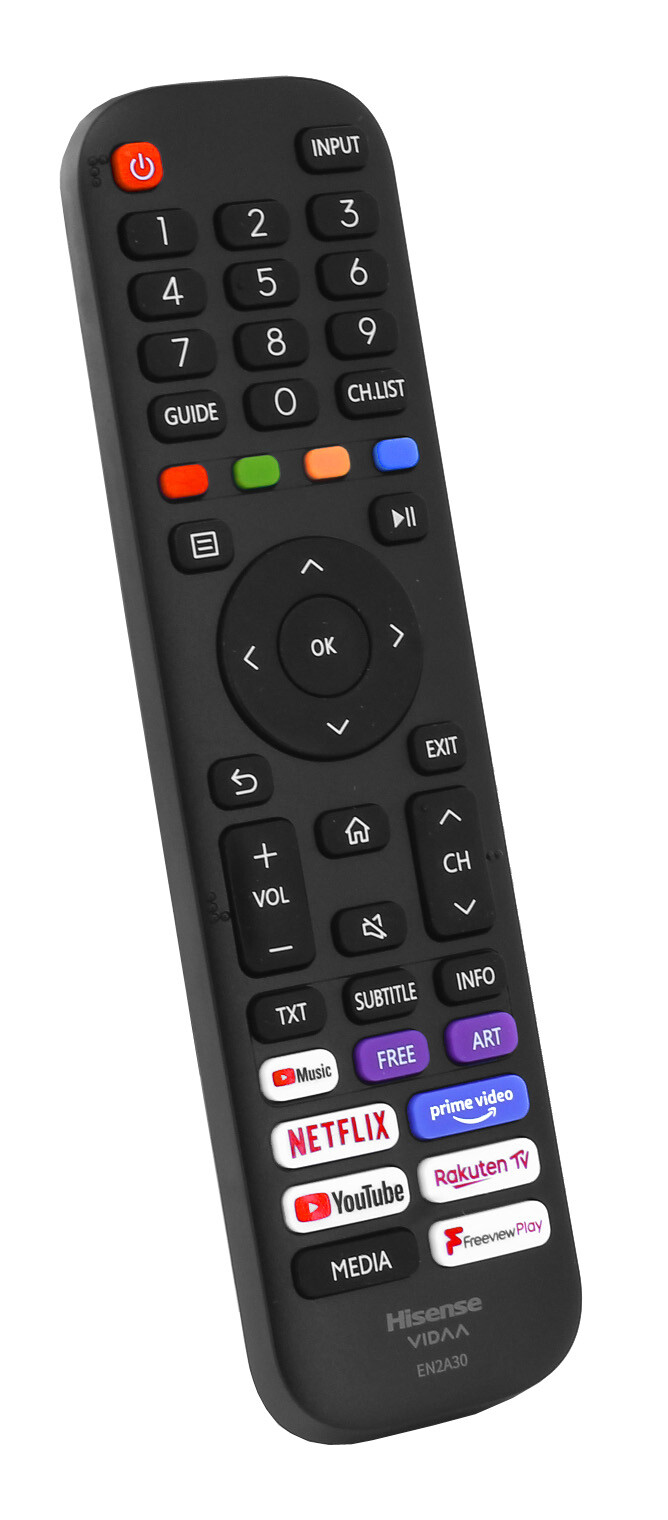 Genuine Hisense EN2A30 VIDAA Remote Control Youtube, Netflix ...