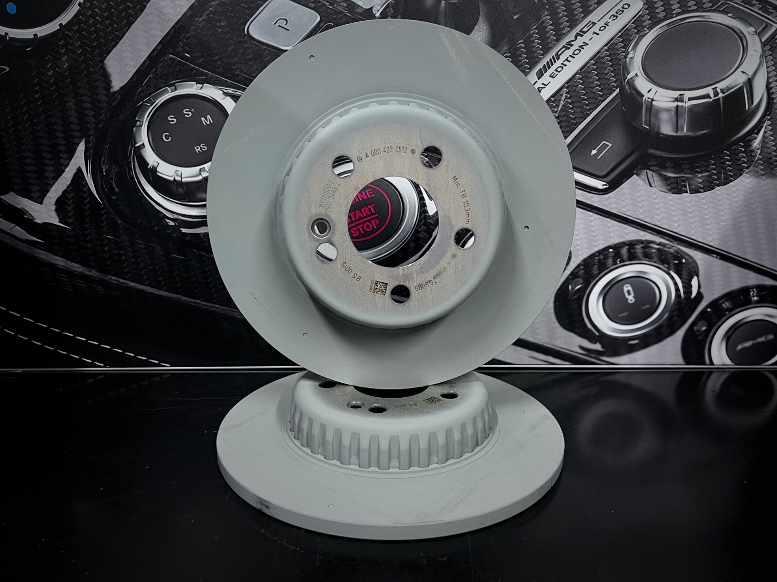 Genuine Mercedes-Benz 205 C-Class REAR Bonded AMG Brake Discs X2 ...