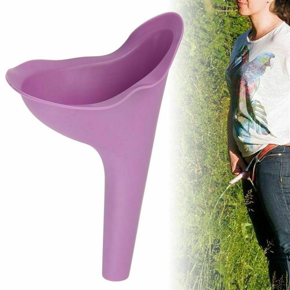 Portable Female Woman Ladies She Urinal Urine Wee Funnel Camping Travel ...