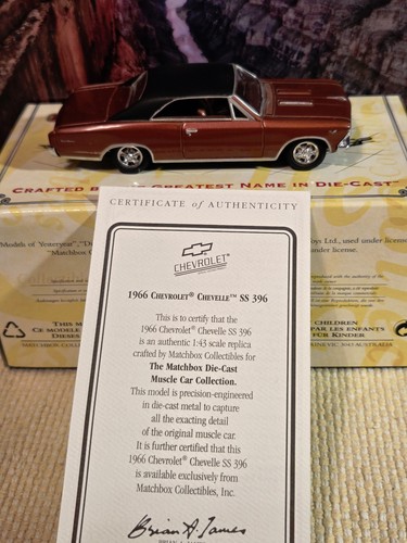 1966 Chevrolet Chevelle SS 396. 1/43 die-cast Matchbox in Madeira ...