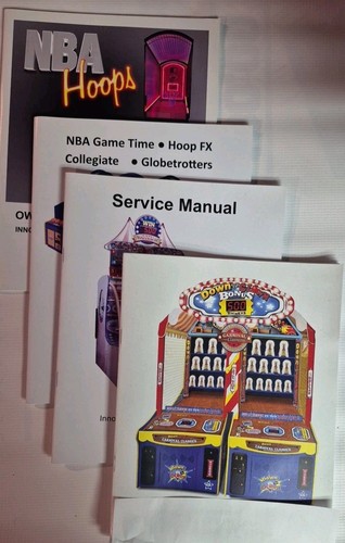 Arcade Game Service And Repair Manuals 4pc Lot Inc Prog & Diagrams | eBay