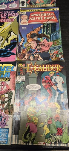 Lot Of 9 Random Vintage Marvel Comic Books | eBay