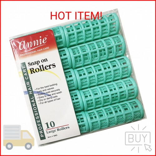 Annie Snap on Rollers #1003, 10 Count Green Large 7/8 Inch (4 Pack) | eBay