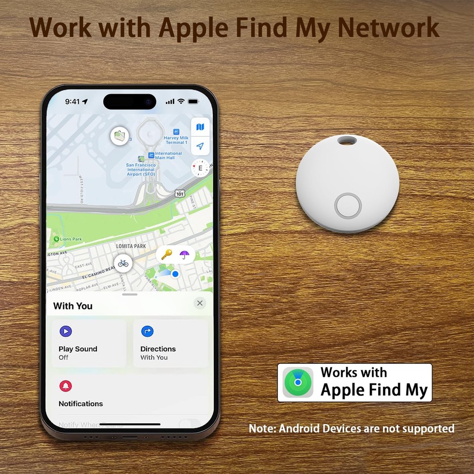 Air Tracker Tags-4 Pack [Apple MFi Certified] (iOS Only), Smart ...