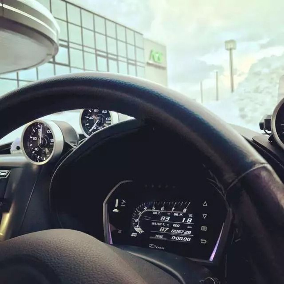 LCD Digital Instrument Cluster Universal Speedometer Tachometer | eBay