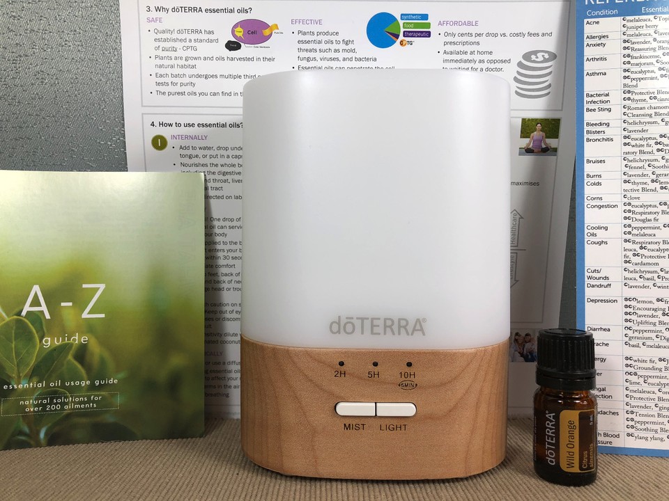 Brand New Genuine doTERRA LUMO Aroma Diffuser 5ml Oil + Reference Card ...