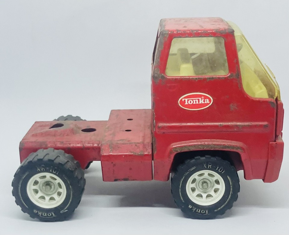 Vintage Red Tonka Super Tanker Cab Pressed Steel Car - 1970’s | eBay