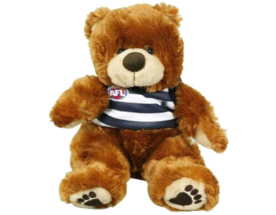 LICENSED AFL GEELONG CATS TEDDY BEAR 30CM - NEW | eBay Australia