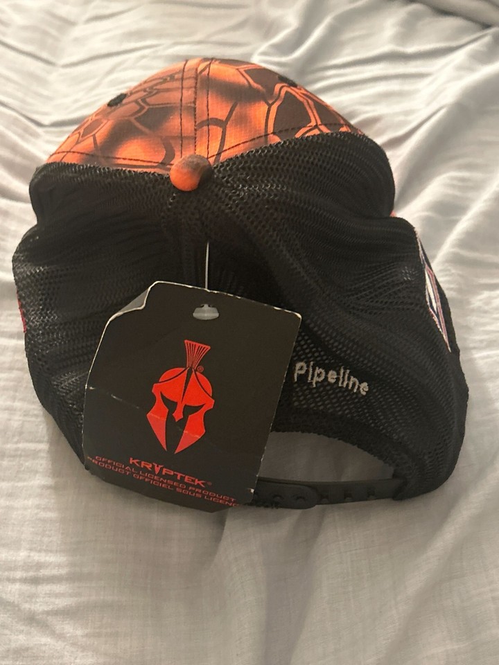 Kryptek Pattern Blaze Orange Snapback Adjustable Trucker Hat New w/ Tags EOG | eBay