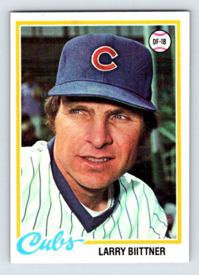 LARRY BIITTNER Chicago Cubs 1978 Topps Baseball Card B184 | eBay