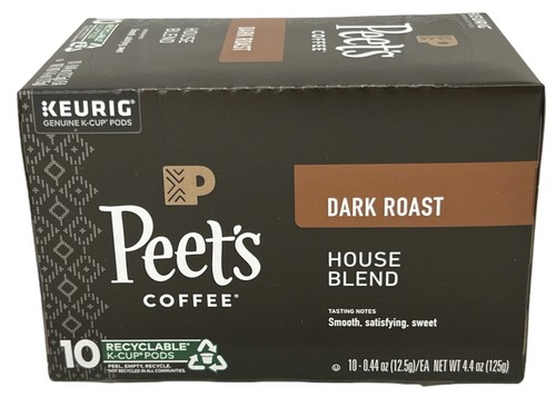 Peets Coffee House Blend Coffee K Cup Cups Keurig Peet's 4.4 oz | eBay