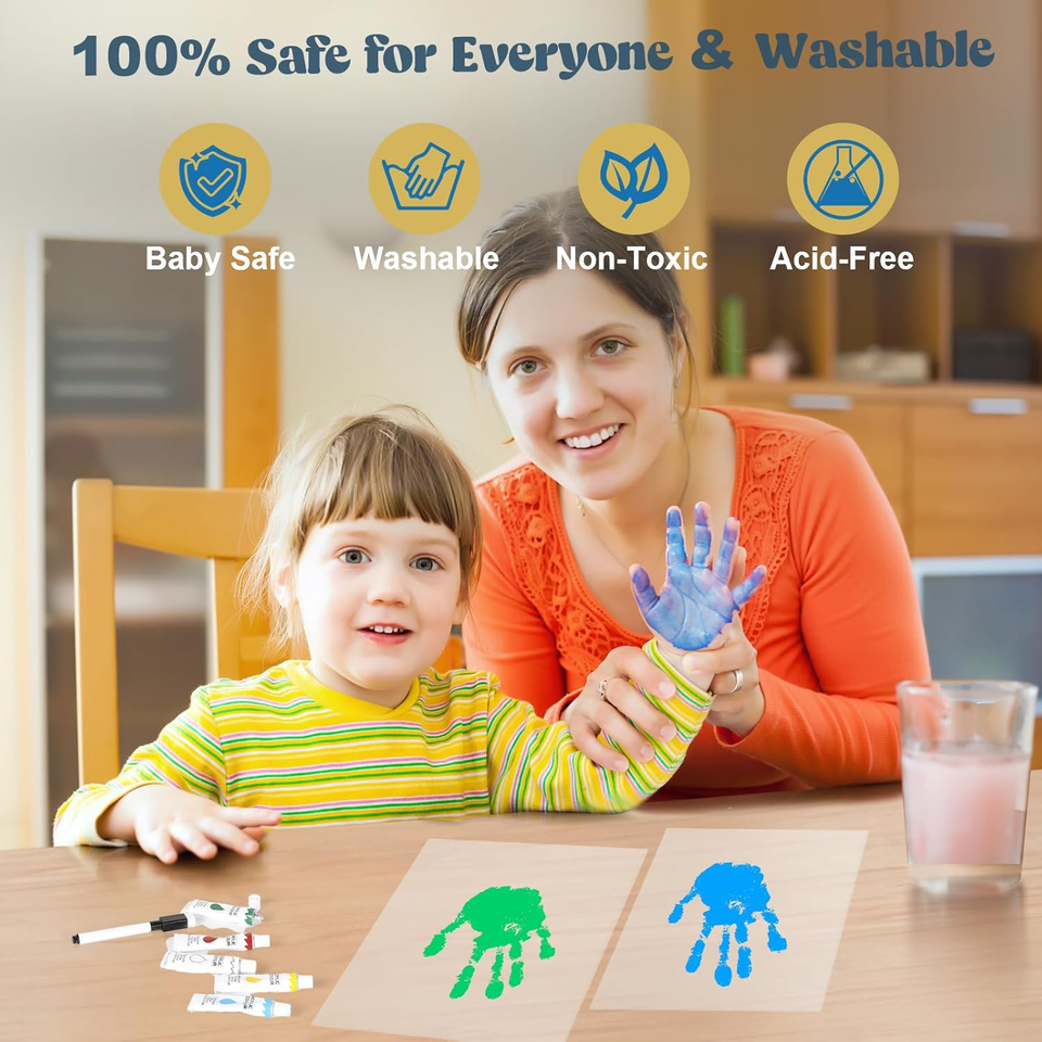 Family Handprint Kit - Baby Hand and Footprint Kit, Adoption Gifts ...