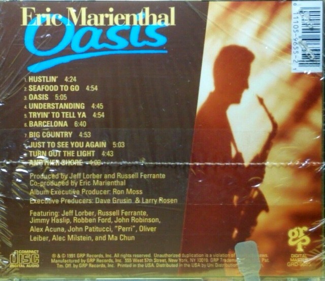 Oasis by Eric Marienthal (CD, Jan-1998, GRP (USA)) for sale online | eBay