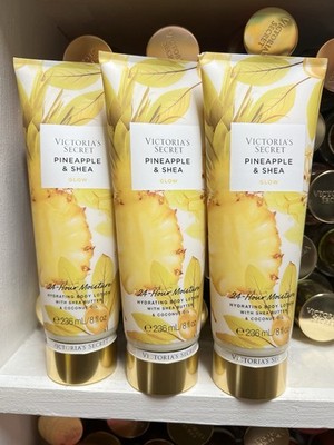 3 Victoria’s Secret Pineapple & Shea Glow Hydrating Body Lotion Shea ...