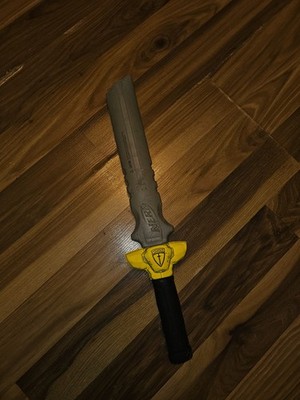 Nerf N-Force Stonewall Foam Yellow Short Sword Dagger Melee Weapon ...