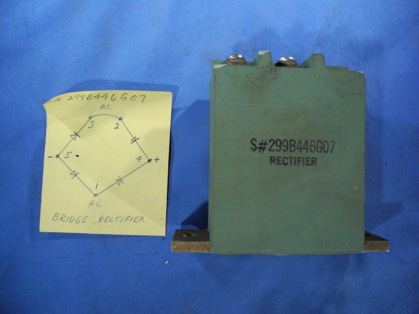 Vintage Westinghouse Bridge Rectifier S#299B445G07 | eBay