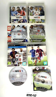 Lot 4 Soccer Games Fifa 09 10 13 15 - Playstation 3 PS3 Game | eBay