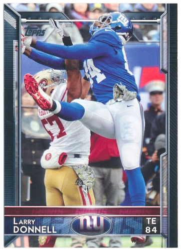 Larry Donnell - New York Giants - 2015 Topps Football - Base - #187 | eBay