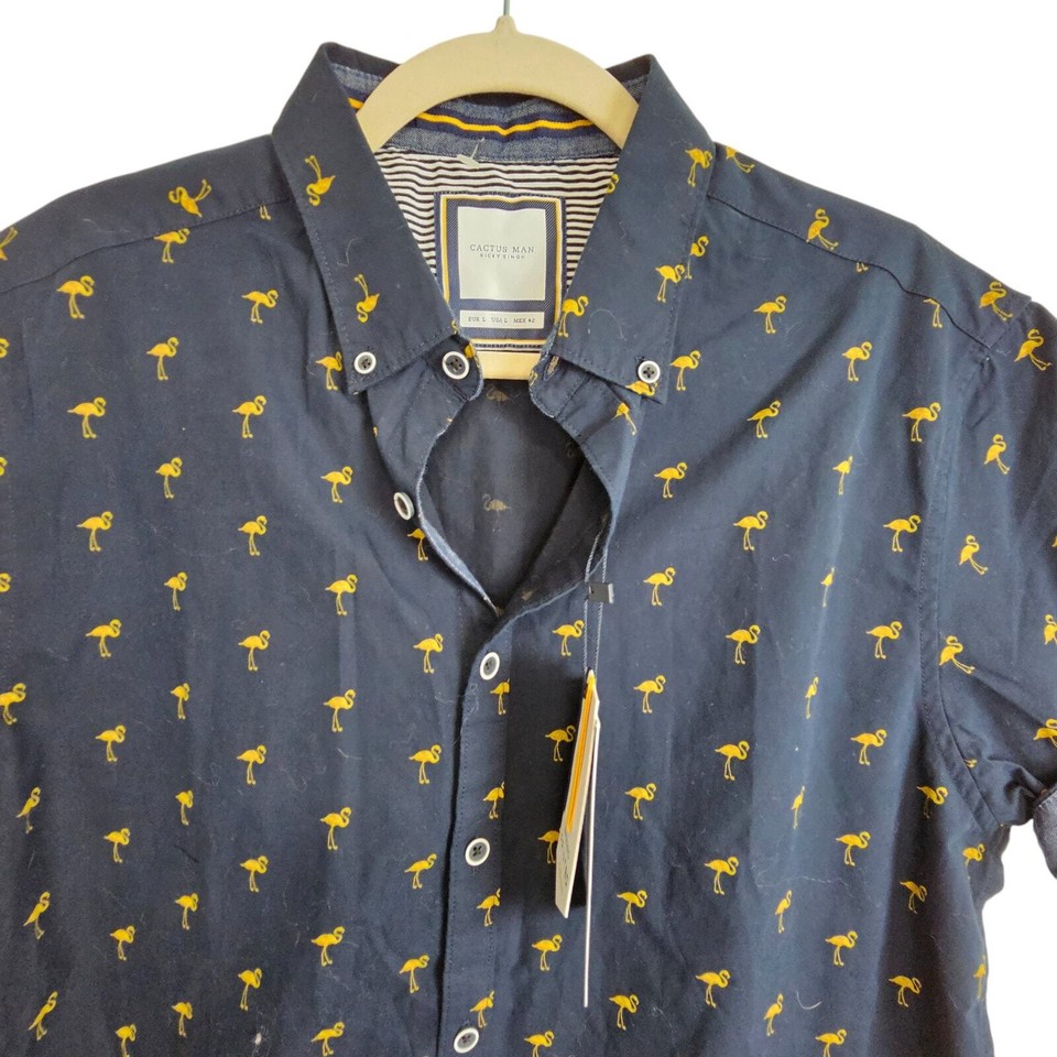 Cactus Man Ricky Singh Shirt Cactus Man Ricky Singh Button Down Shirt L ...