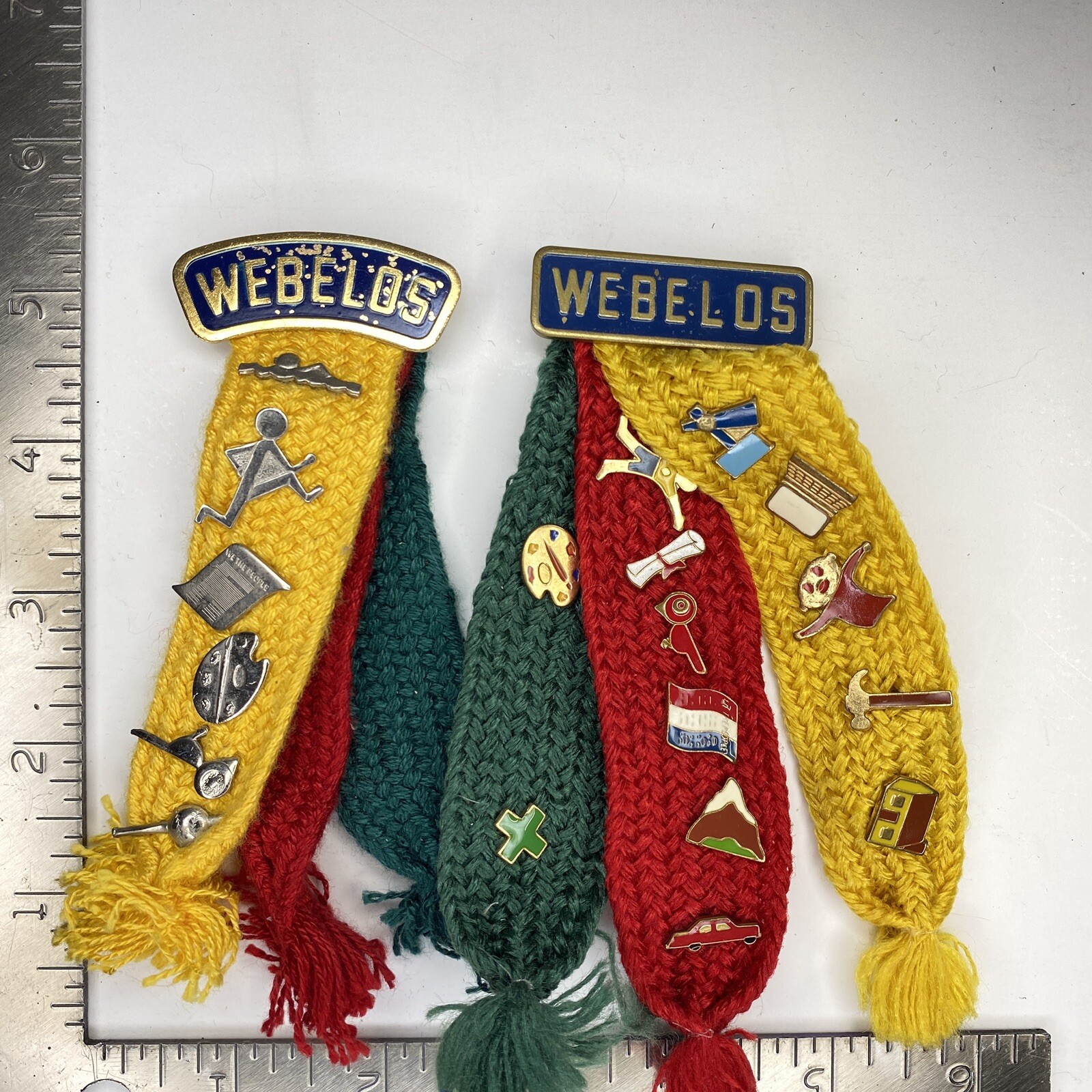 Lot of 2 Cub Scout Sashes With Pins | eBay