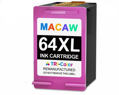 64XL Black Color Ink Cartridge 64 XLfor HP Envy 7155 7158 7855 7858 ...