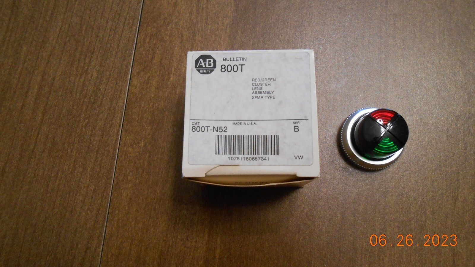 Allen Bradley Red/Green Cluster Lens Assembly 800T-N52 Series B New | eBay