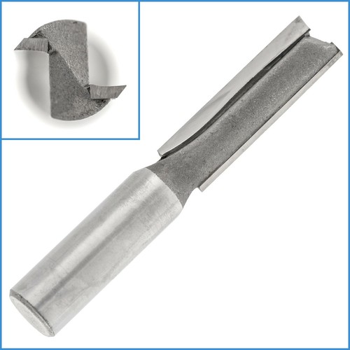12mm x 40mm Carbide Blade Straight Router Bit 12mm Shank Drill Milling ...