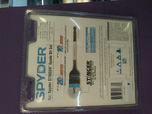 Spyder 11026 8pc. Stinger Spade Bit Set | eBay