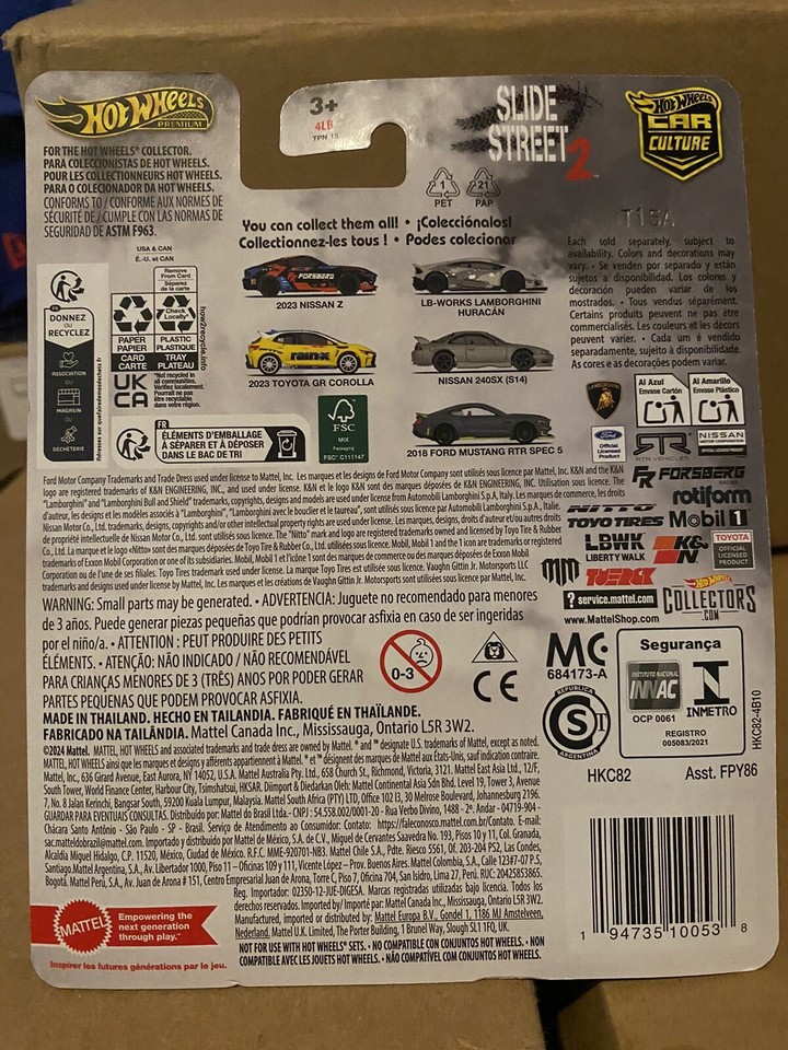 Hot Wheels Premium Car Culture Real Riders Slide Street 2 2023 Toyota ...