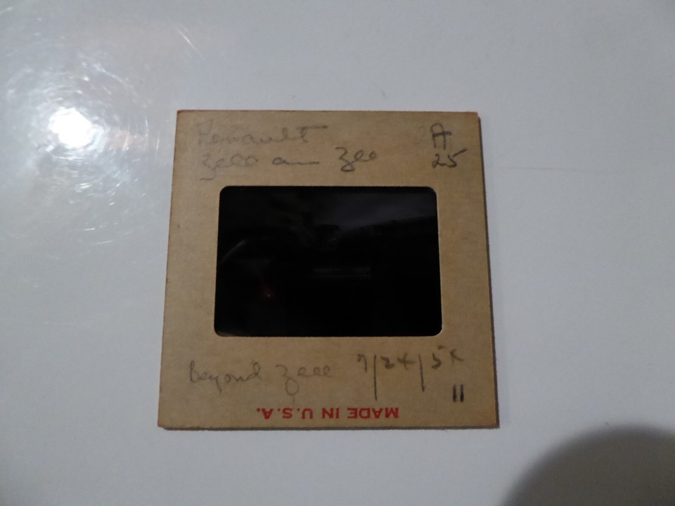 Bus & Renault 4CV Car in Austria in 1954, Kodachrome Slide j22b | eBay