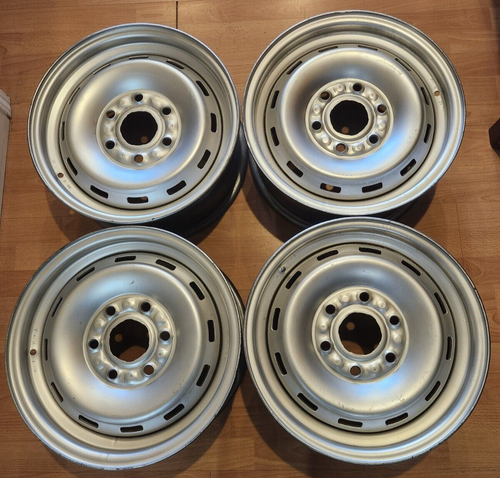 16" CHEVY, GMC, SUBURBAN 1500 OEM SILVER STEEL WHEELS RIMS 16x6 1/2 ...