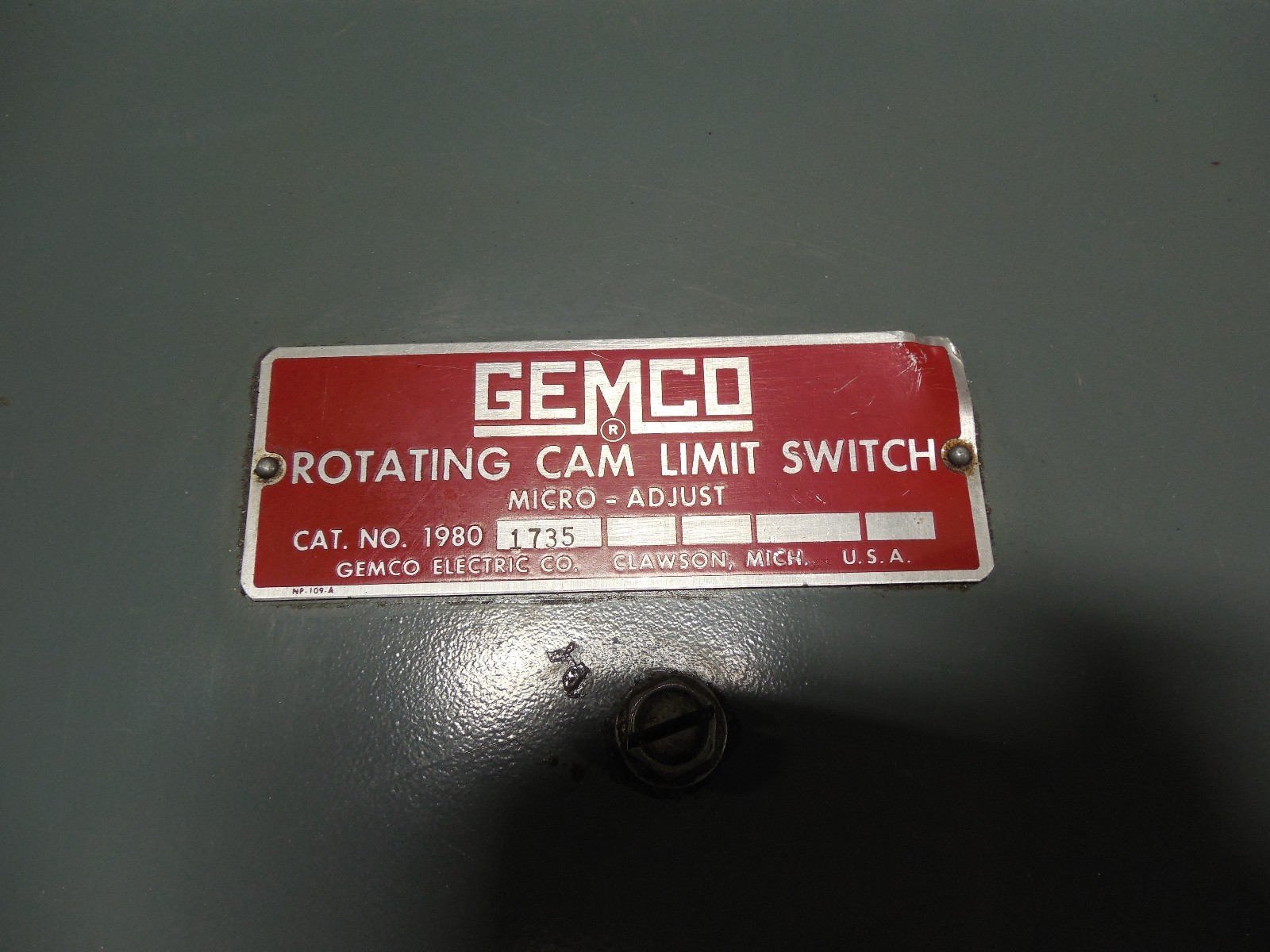 GEMCO 1980 1735 19801735 ROTATING CAM LIMIT SWITCH | eBay