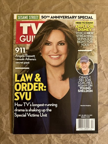 TV Guide Magazine October 28-November 10, 2019 Double Issue Law And ...