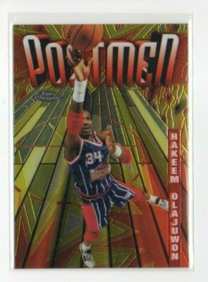 1998-99 Topps Chrome Season's Best #SB25 Postmen Hakeem Olajuwon ...