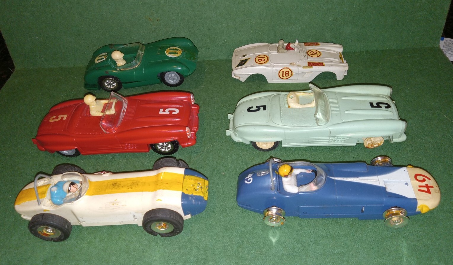 Lot Of 6 Vintage Marx Slot Cars Untested | eBay