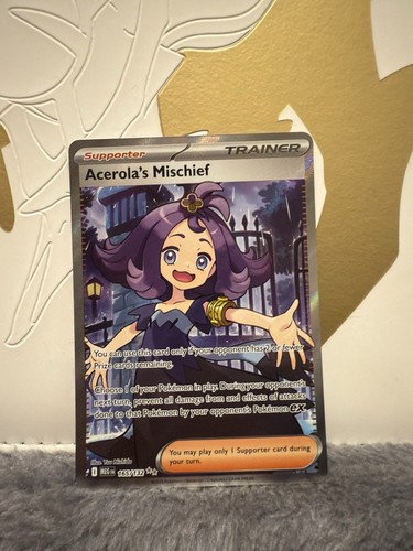 Acerola's Mischief 165/132 Mega Evolution Pokemon Full Art Trainer | eBay