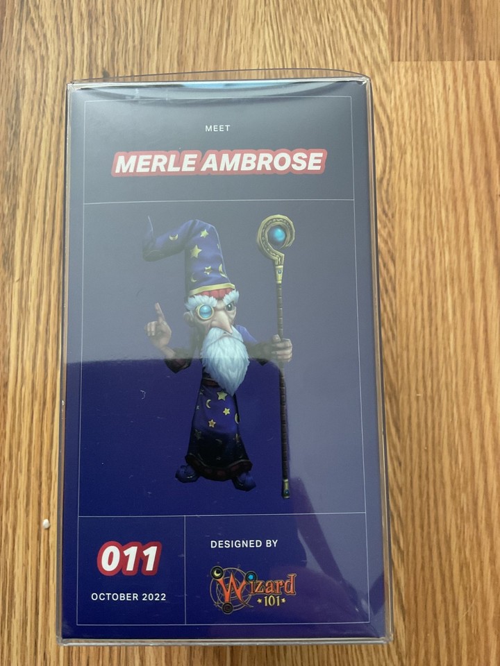 MAKESHIP WIZARD 101 MERLE AMBROSE VINYL FIGURE | eBay