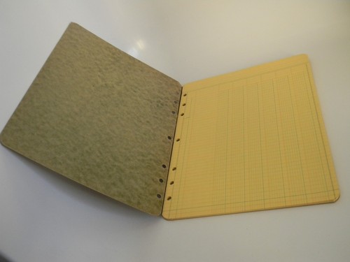 New Vintage Punched Standard Columnar Pads Ring Binders 4806 by Boorum ...