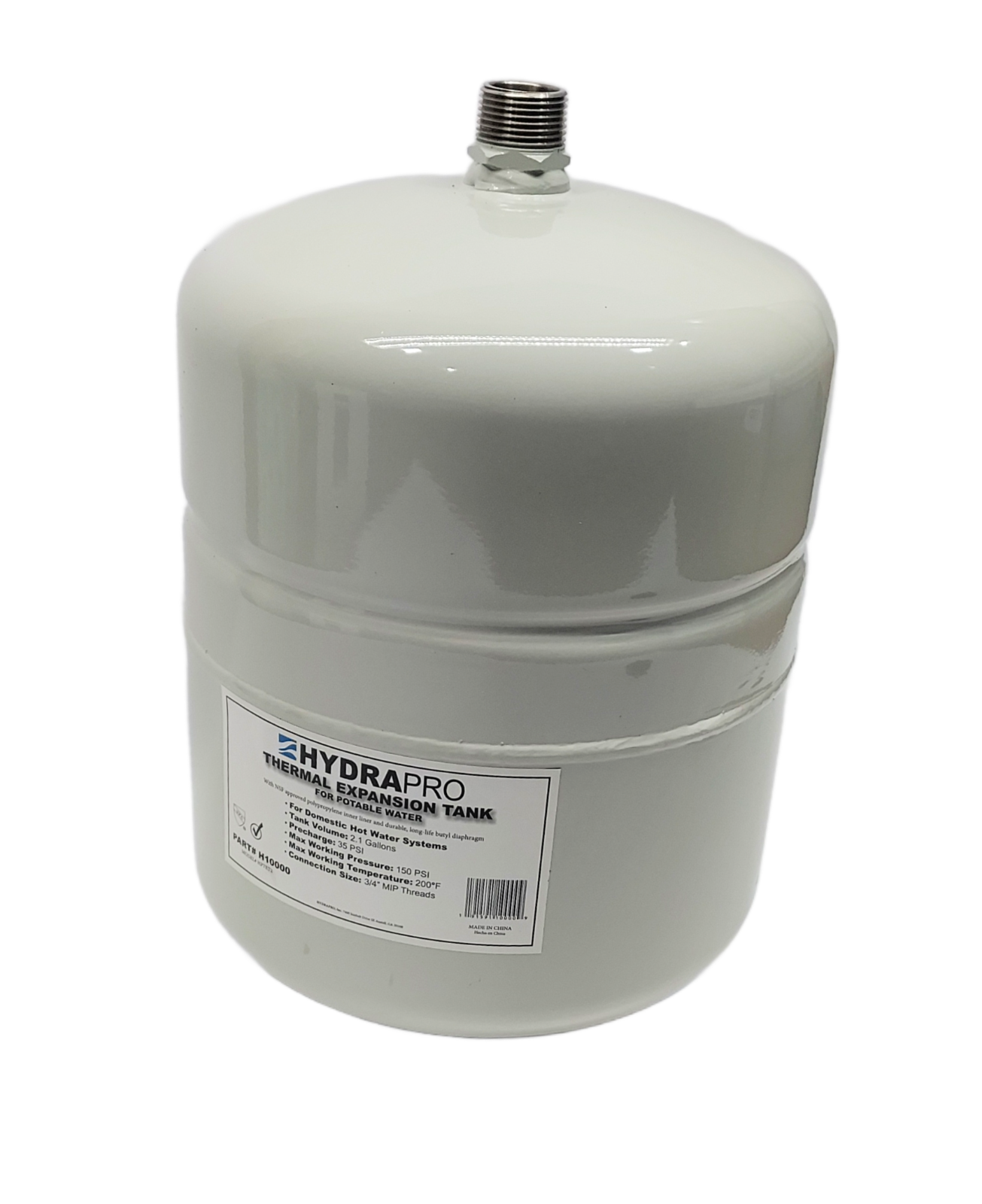 Hydrapro HPTET2 Thermal Expansion Tank 2.1 Gal for Potable Water | eBay