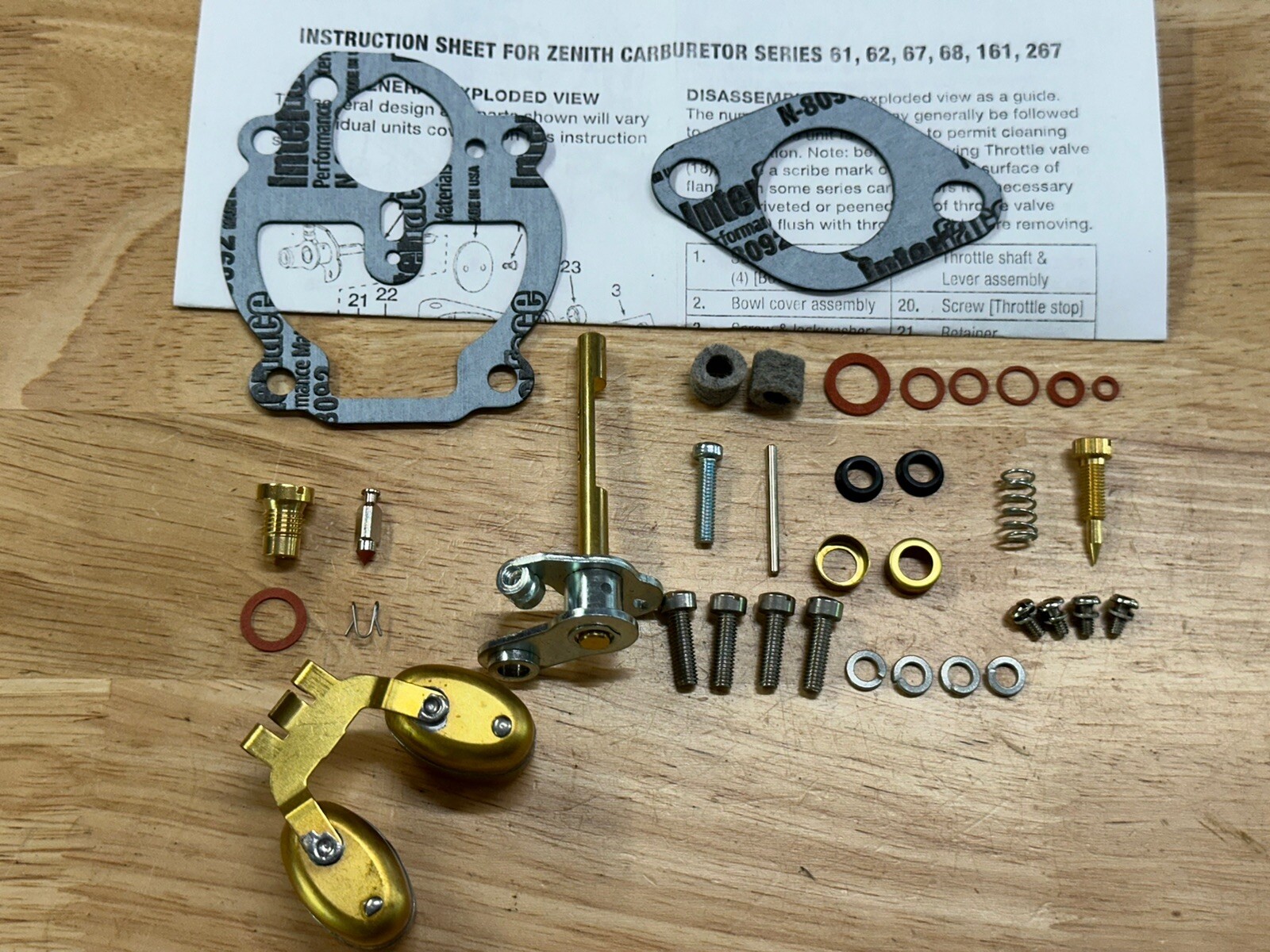 Farmall A B C Zenith Basic Carburetor kit With Float | eBay