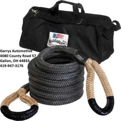 Bubba Rope Extreme 2" X 30 Nylon Fiber Double Braid Tow Recovery Snatch ...