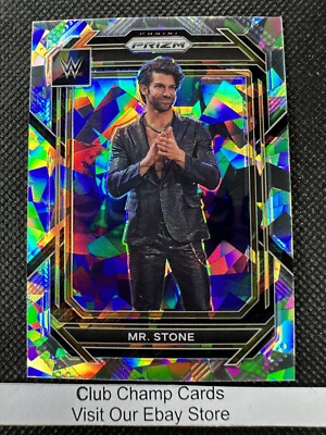 2023 #140 Mr. Stone Panini Prizm WWE NXT Silver Cracked Ice Prizm | eBay